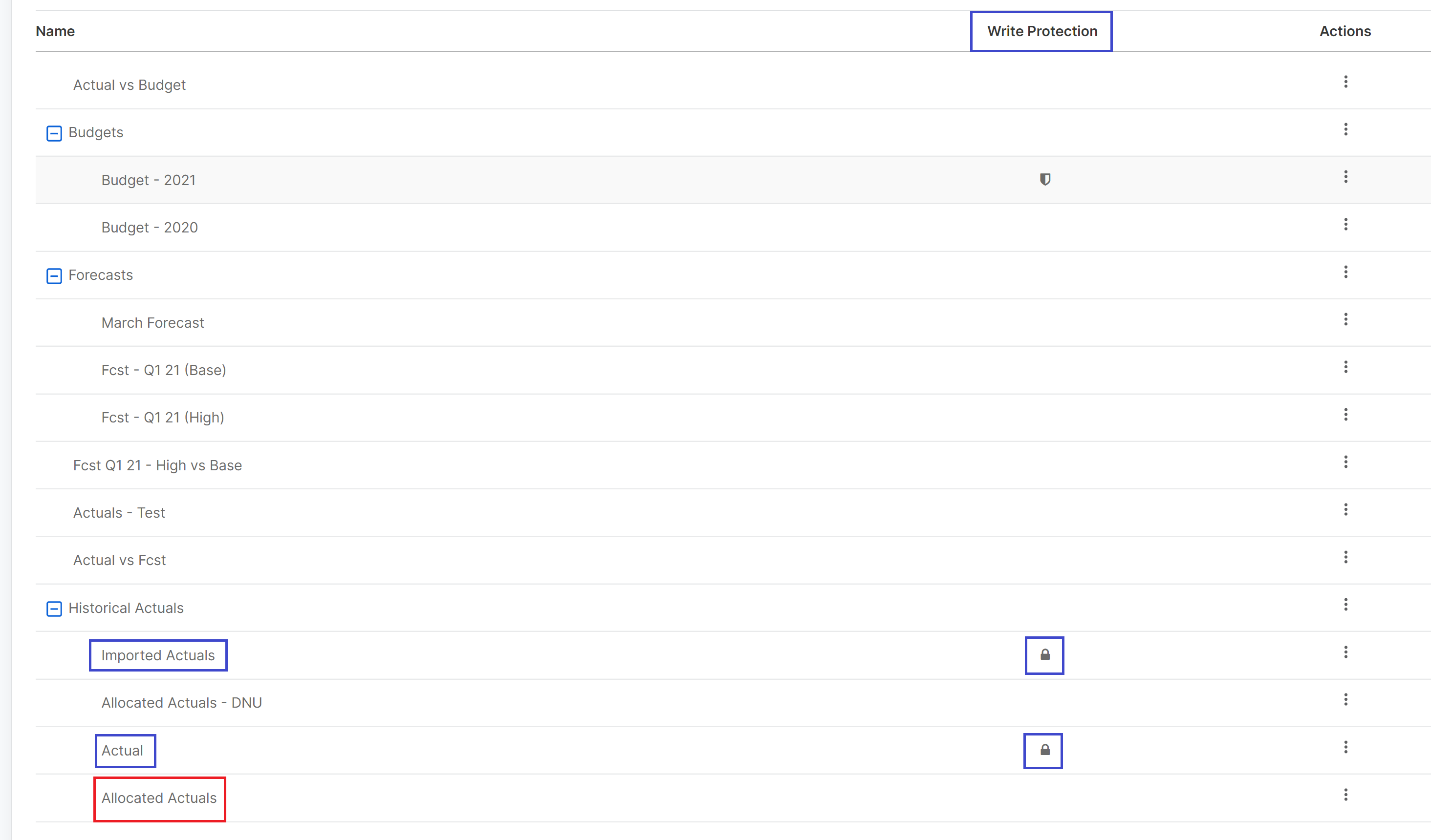 Import Source Data to a Different Scenario – Cube